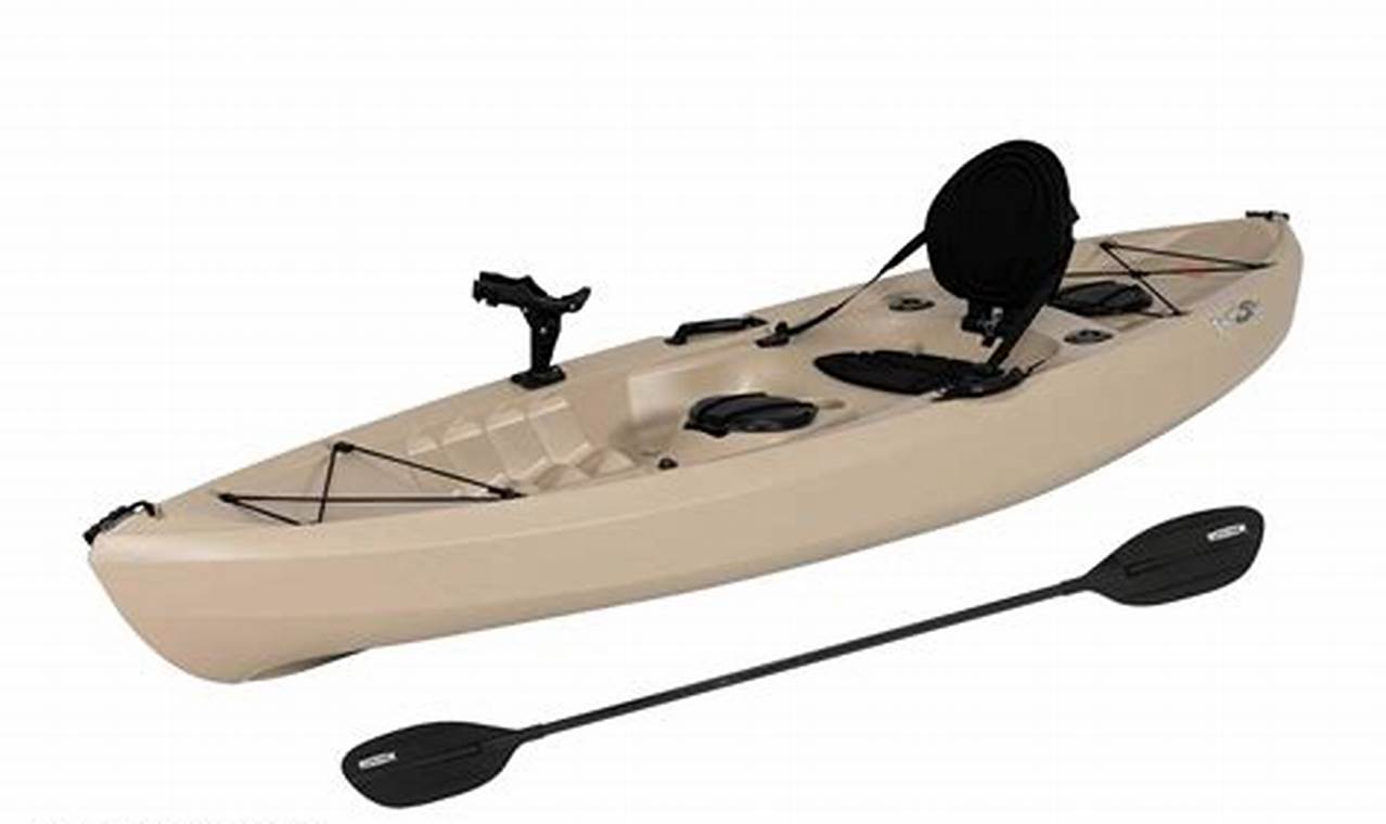 Best Lifetime Tamarack 100 Fishing Kayak + Paddle