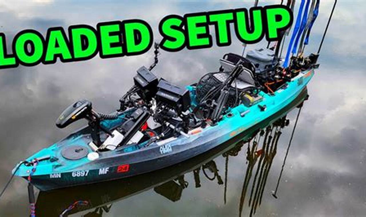 Fishing Kayak Fully Loaded