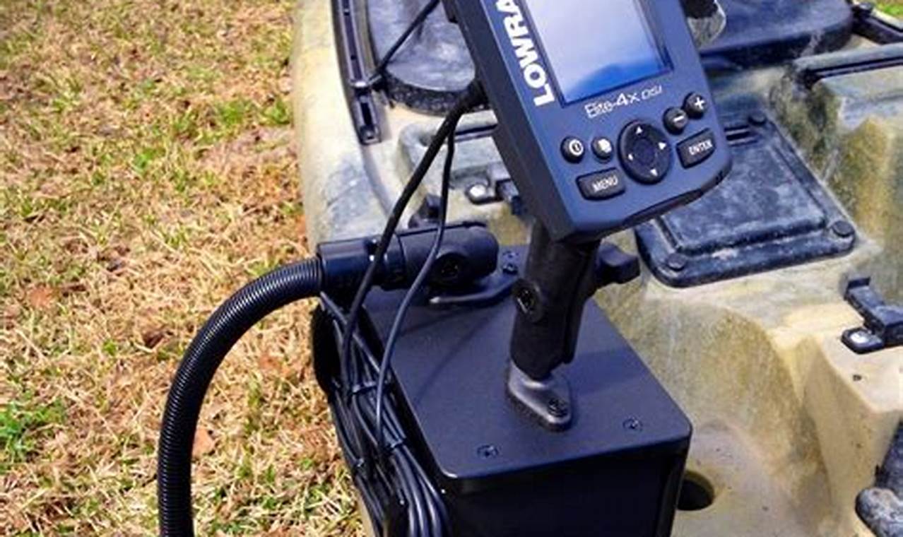 Best DIY Kayak Fish Finder Mounts & Ideas