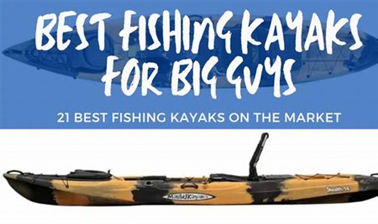 Top Fishing Kayaks for Heavier Anglers